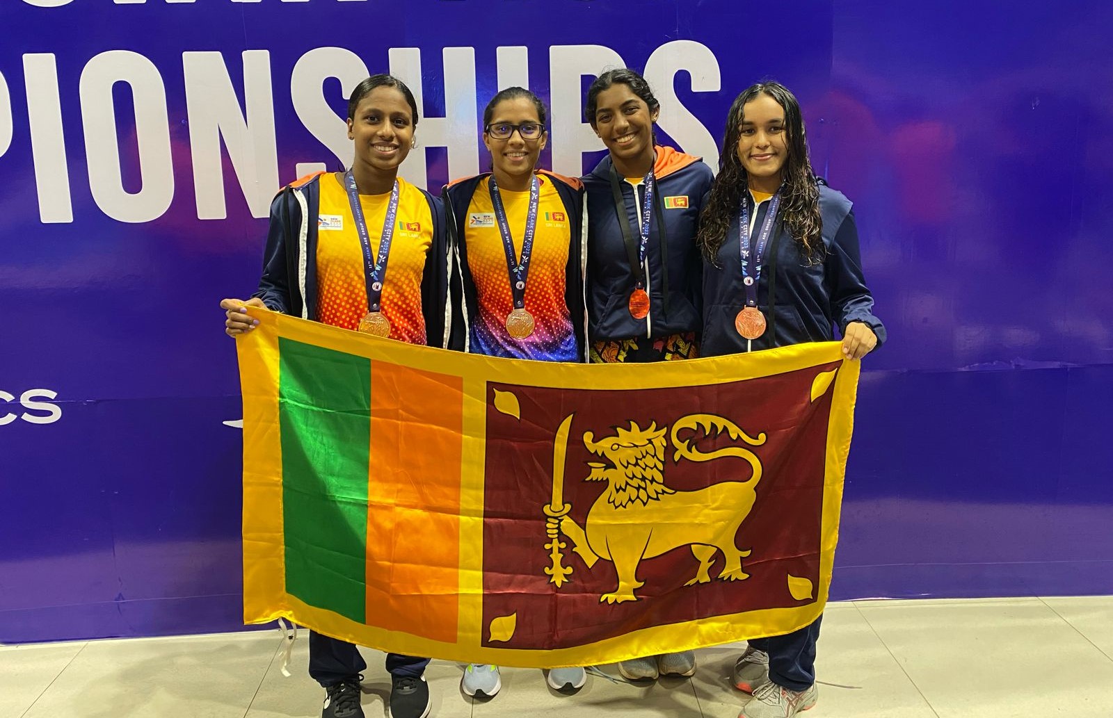 Sri Lanka clinches first medal at 11th Asian Age Group Swimming ...