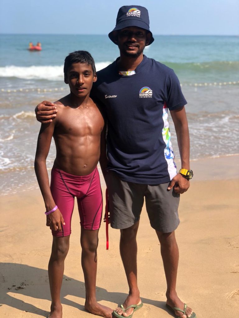 Mount Lavinia Sea Swim delivers thrills: Kumarapperuma, Ranepura, and ...