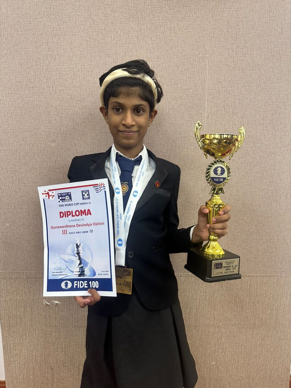 Wycherley's Oshini Gunawardena secures first-ever medal for Sri Lanka ...