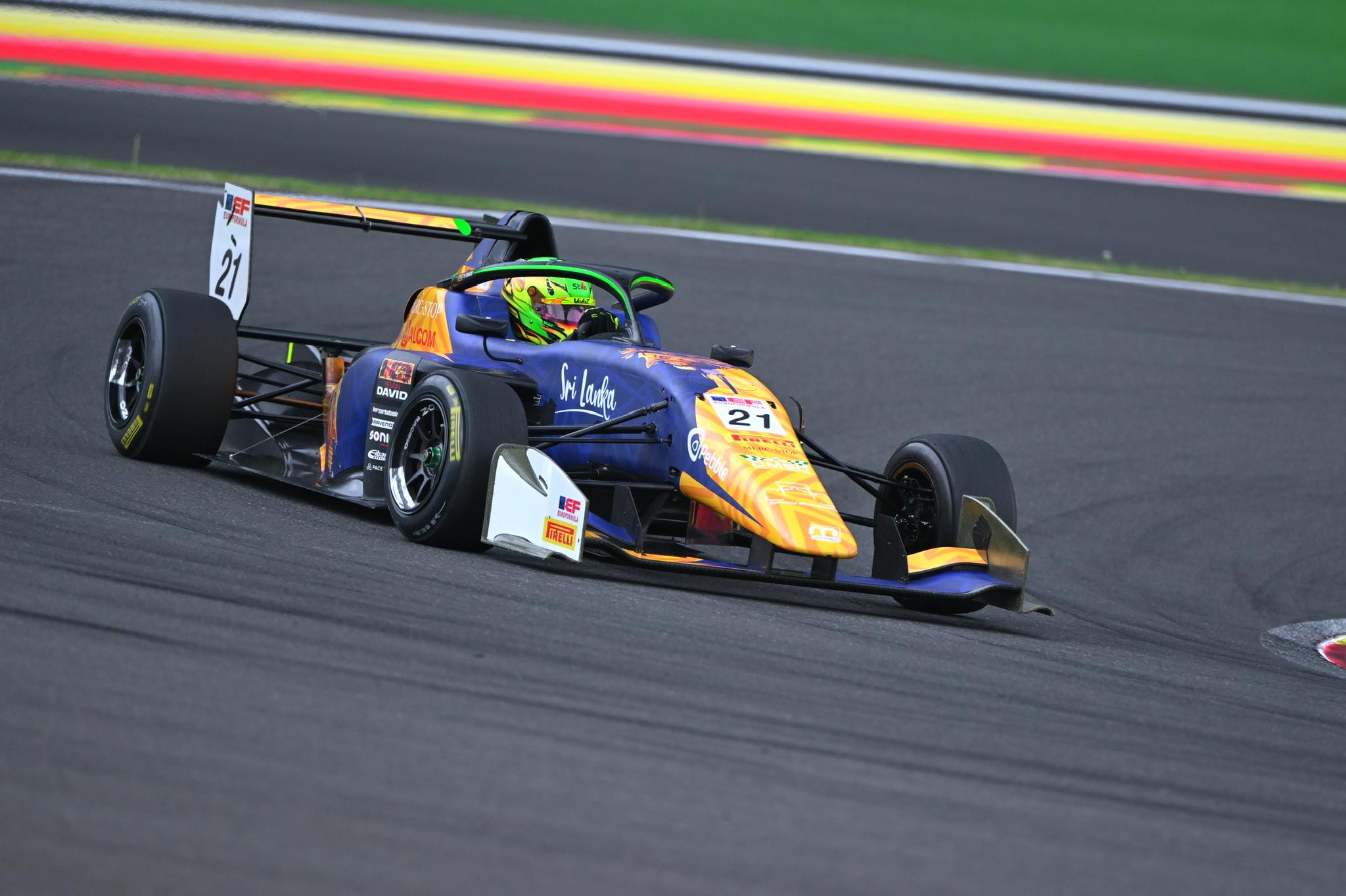 Sri Lankan Lion Yevan David roars into GB3 at Silverstone - ePRESS