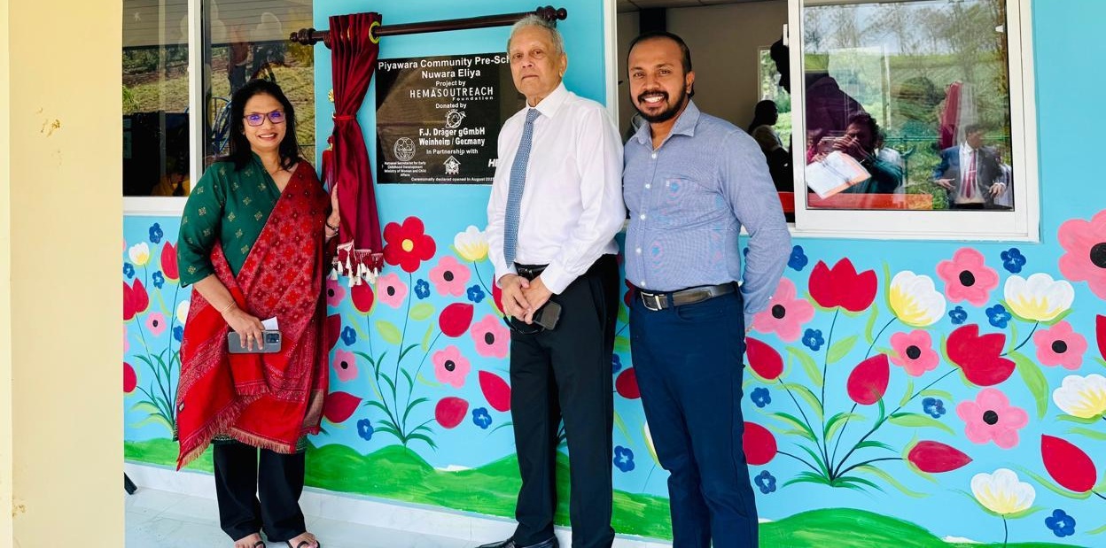 Hemas opens first Piyawara preschool in plantation sector - ePRESS
